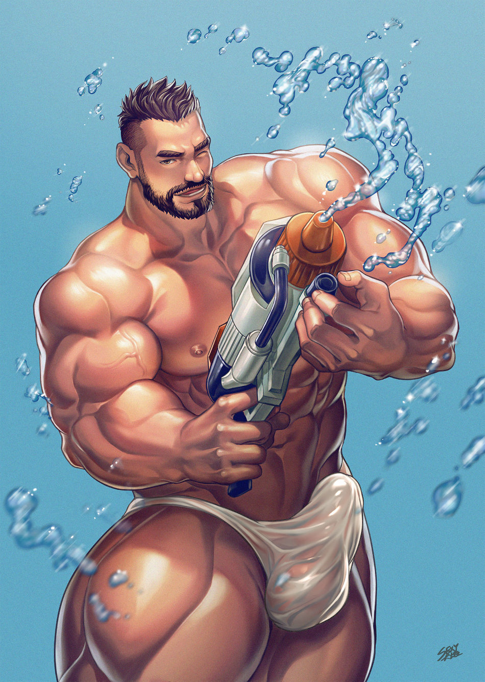 Muscle Hunks Toon Photo 9