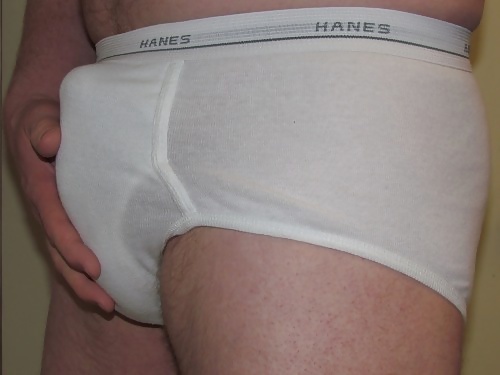 Jjmontana In White Hanes Briefs Photo 1