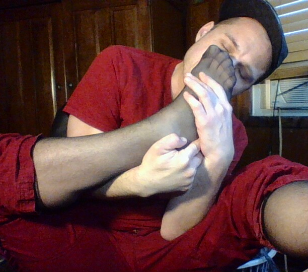 Ultra Sheer Sock Teasing Photo 2