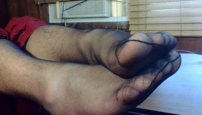 Ultra Sheer Sock Teasing Photo 4