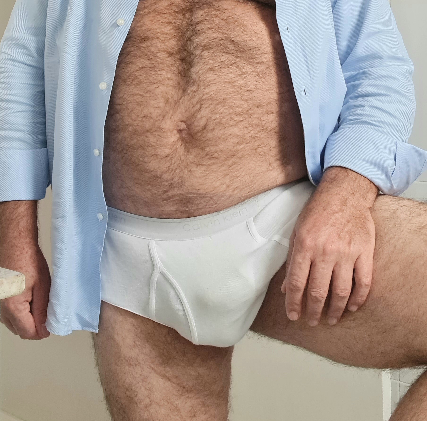 Daddy Peludo De Cueca Branca Photo 8