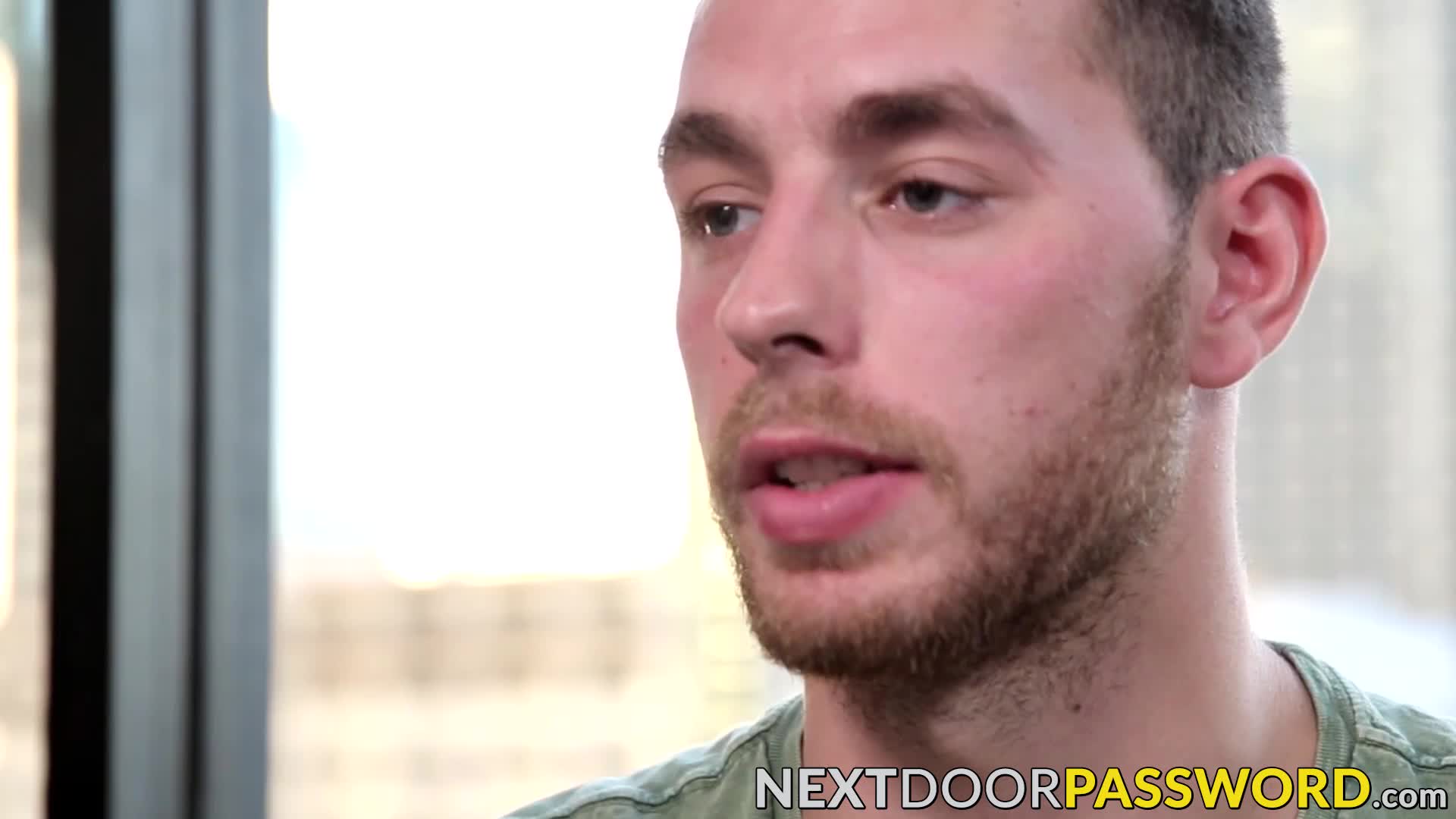 Inked Handsome Carter Woods Masturbates In Interview