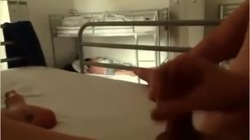Hostel Jacking Next To Resting Backpacker