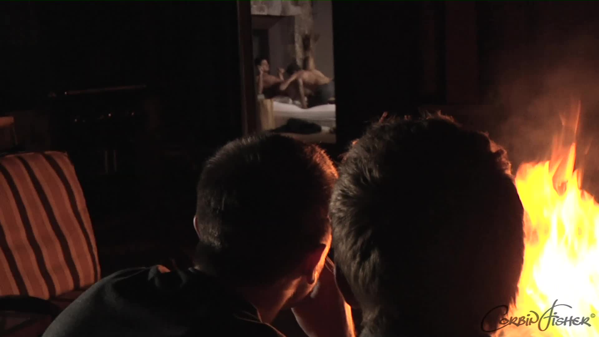 Bareback Sex By The Fireplace