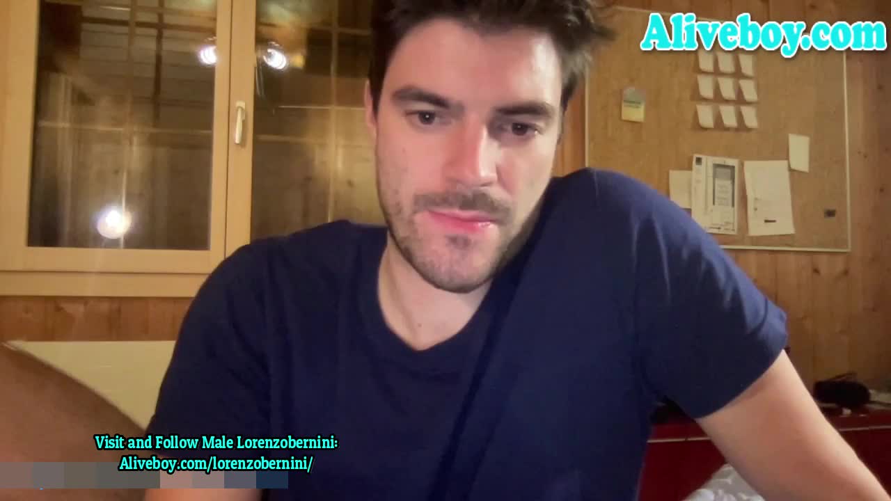 Handsome Lad Strokes His Big Dick Online