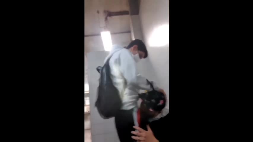 Cruising In Public Restroom 3