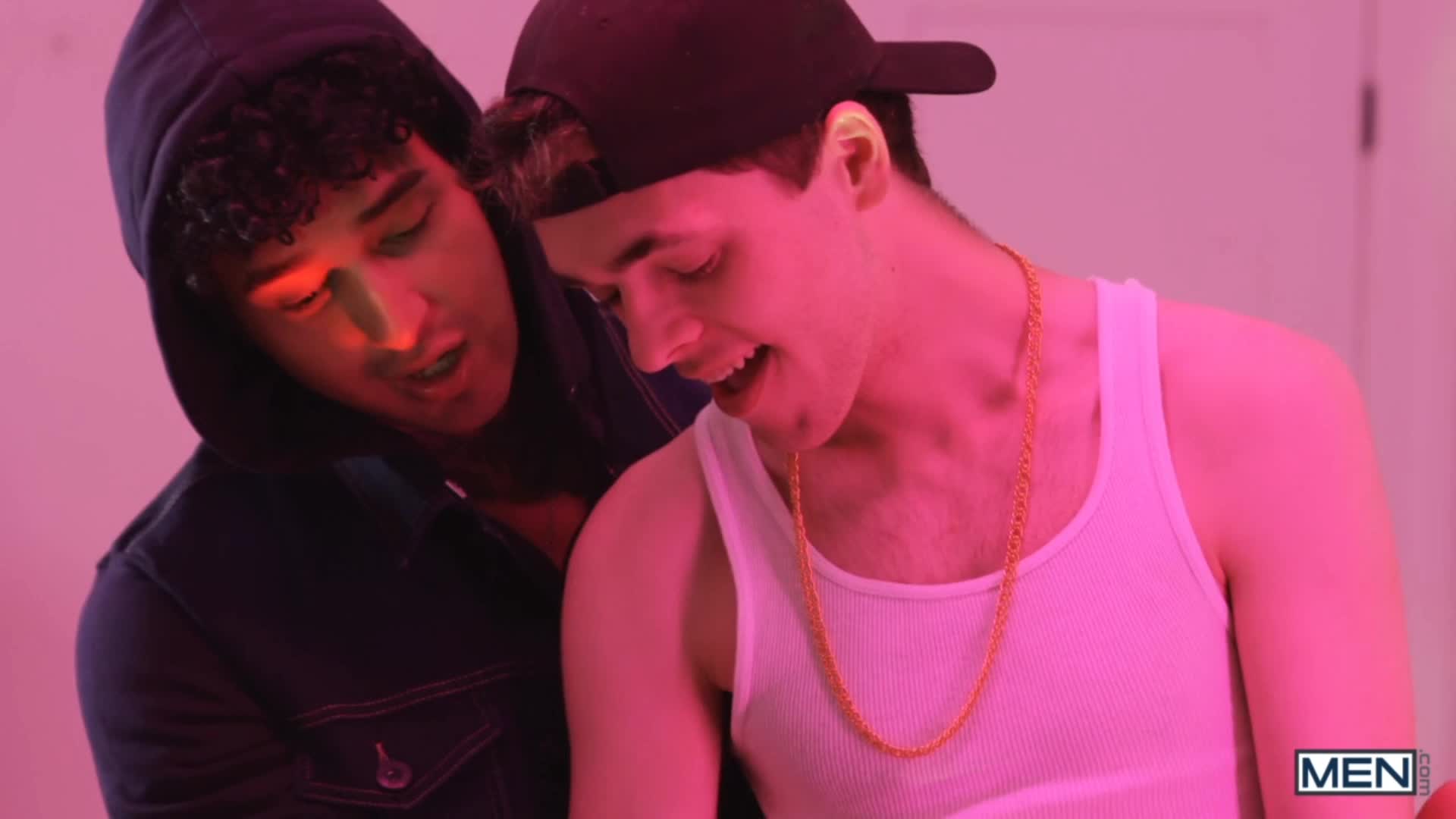 Men Kenzo Alvarez And Troye Dean Blowing The Dj
