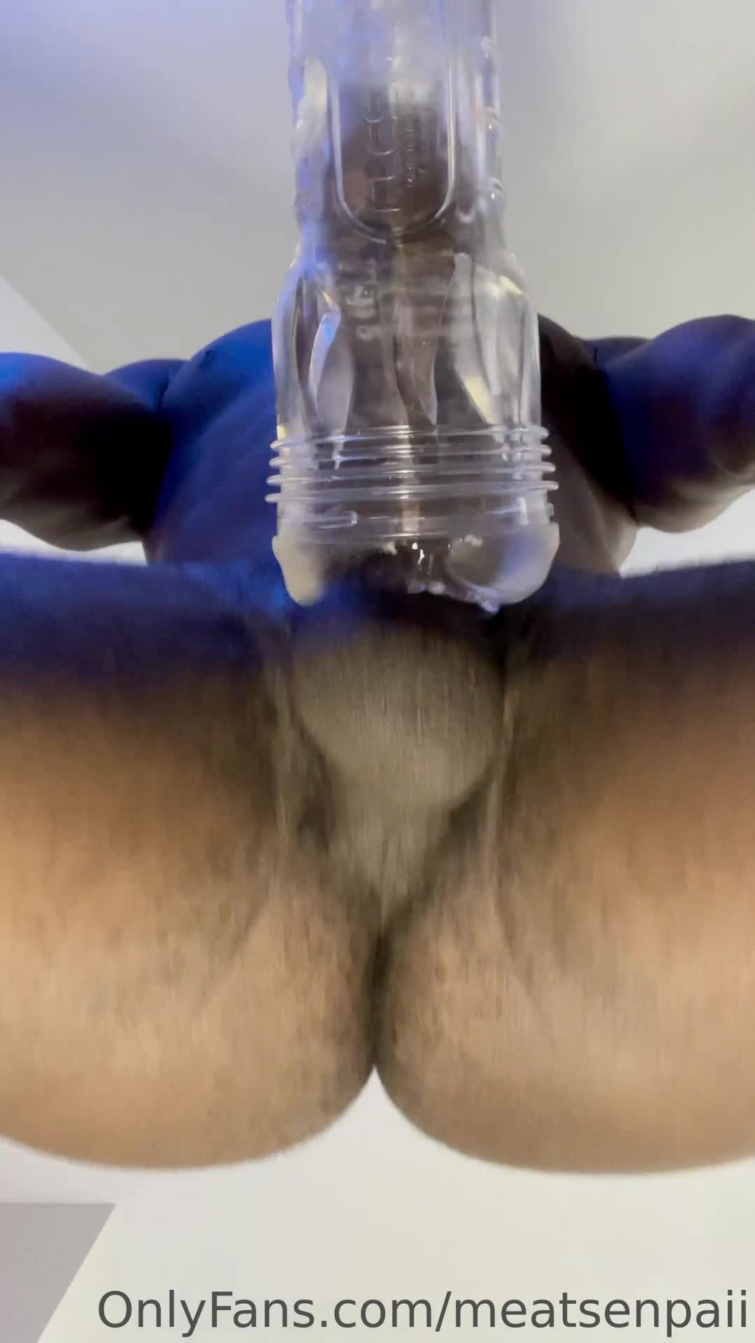 Masked Bbc Fucks Fleshlight