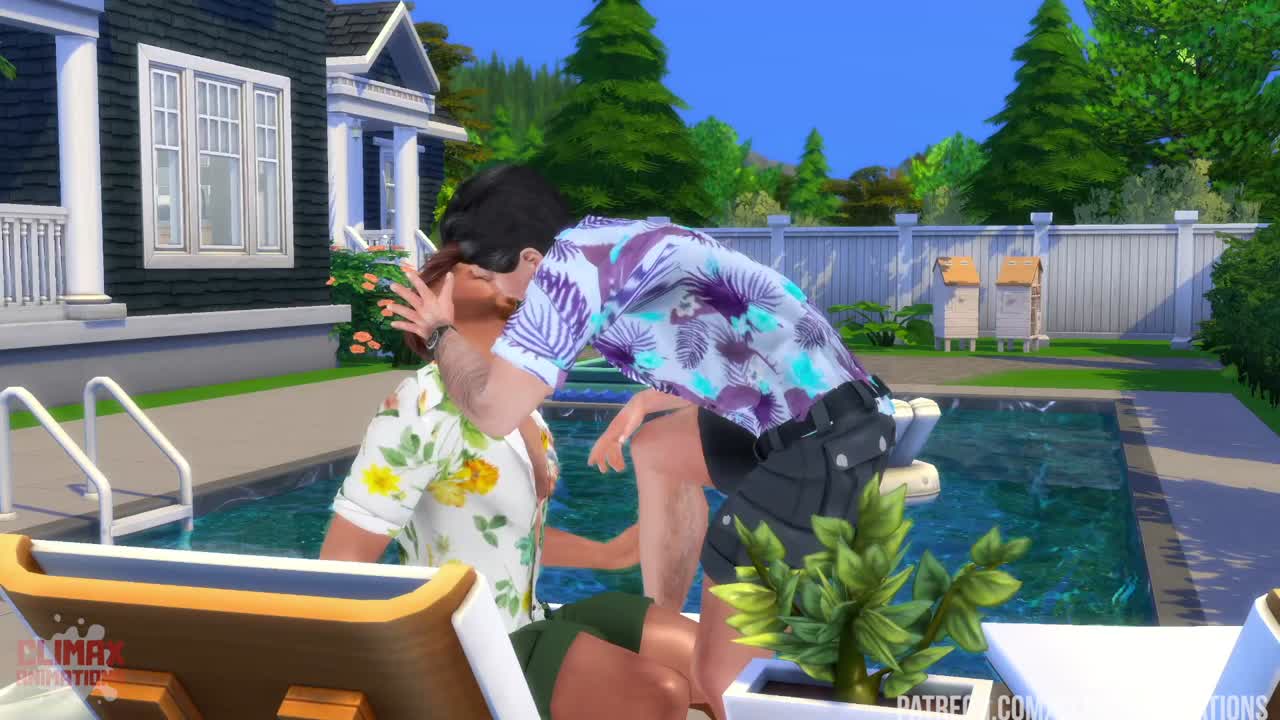Dads Fuck By Pool While Wives Are Away Sims 4