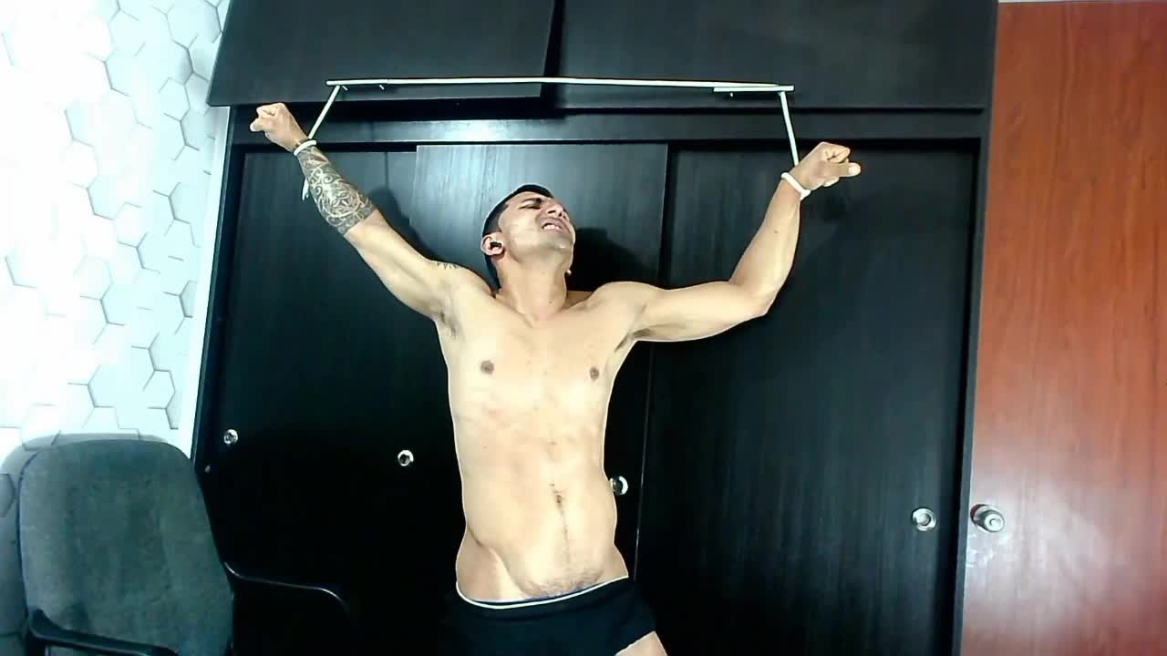 Bondage Spread Eagle Muscle Slave